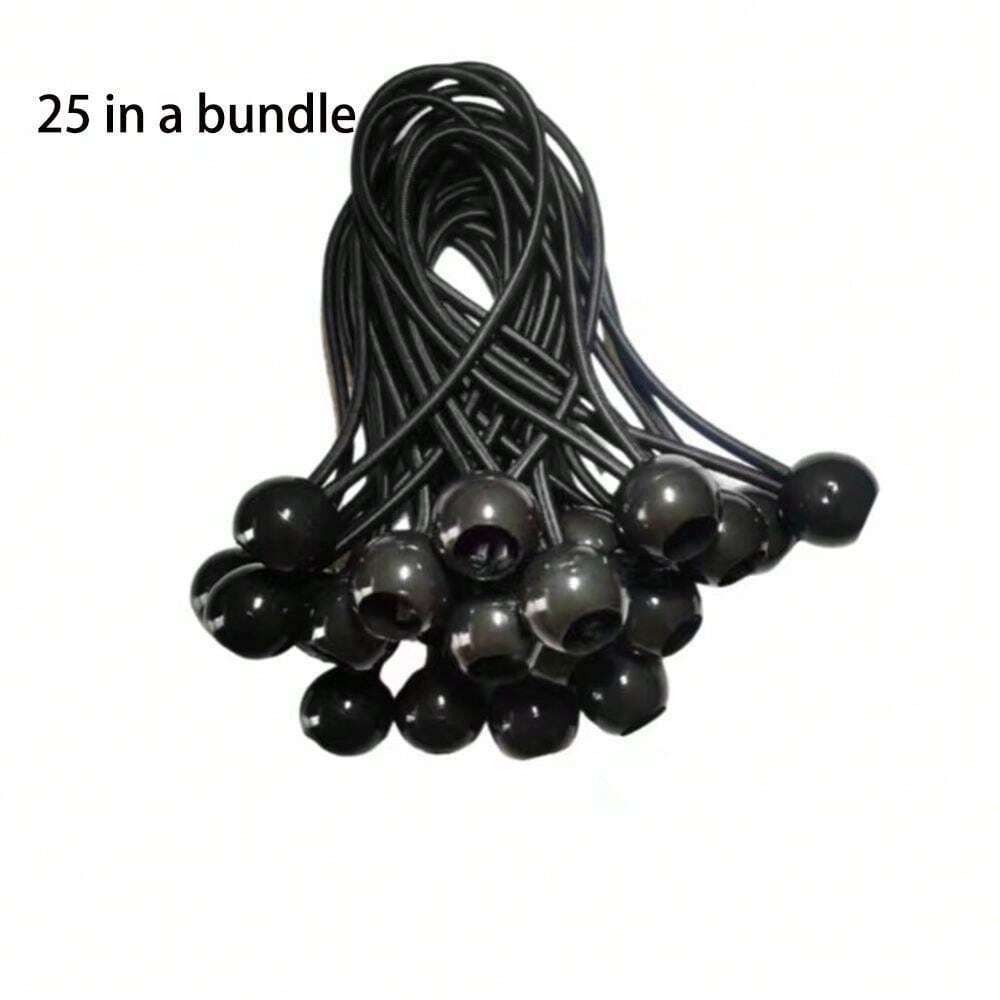 3.5mm Latex Silk Ball Elastic Rope Outdoor Fixed Tent With Plastic Ball ...