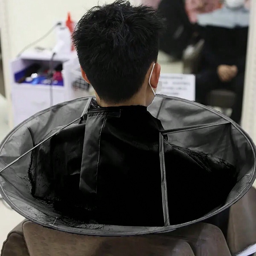 3 Pcs Haircut Cape DIY Hairdressing Cape Umbrella Design Hair Cutting ...