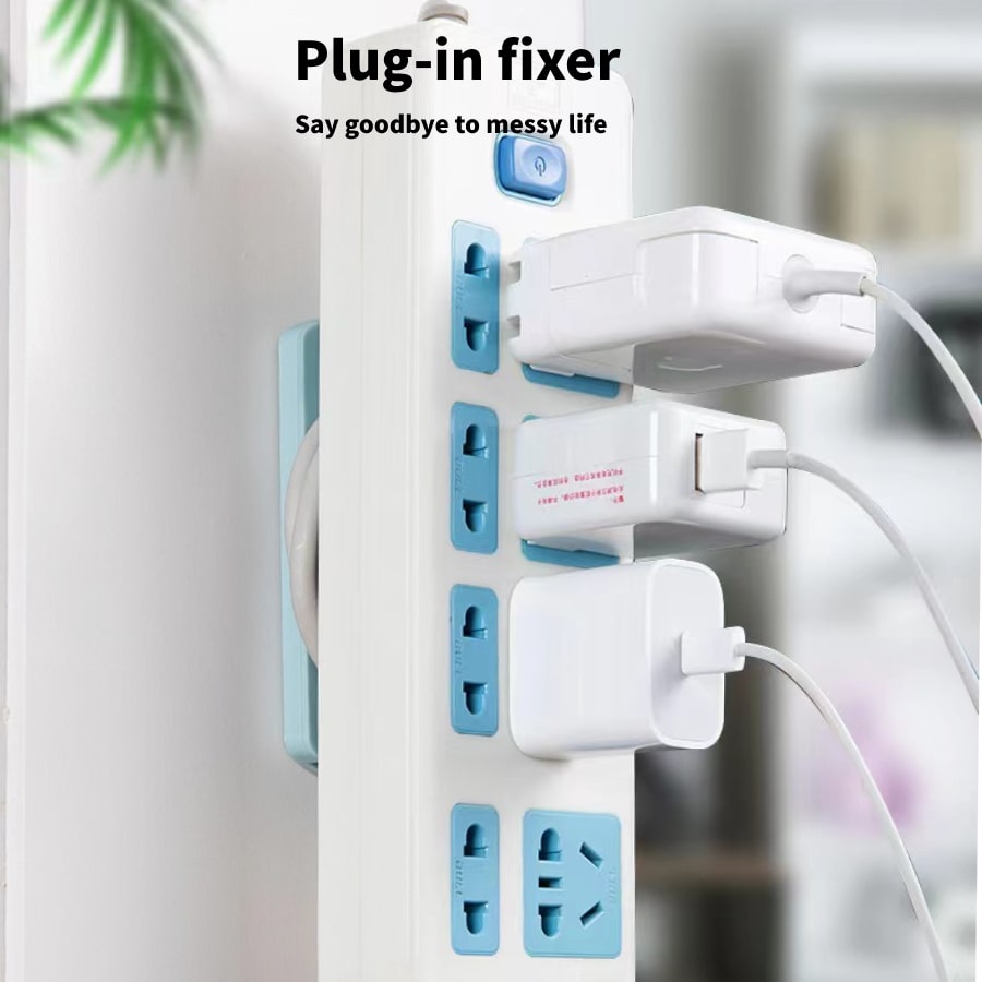 Socket Plug-In Fixer Wall-Hung Punch-Free Plug-In Board Housing Wire ...