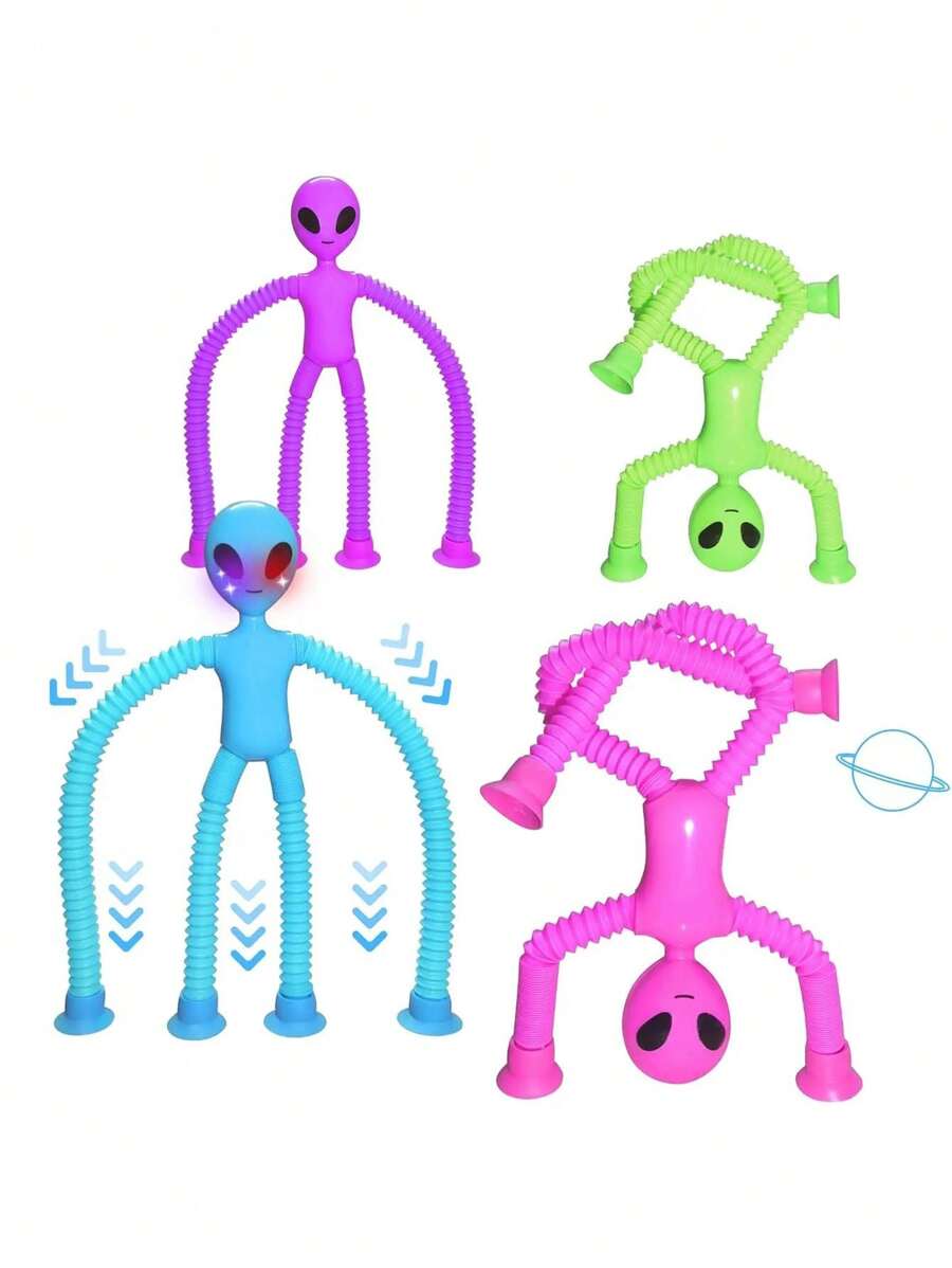 Teenagers' Interactive & Decompression Toy Alien Character Stretchy ...