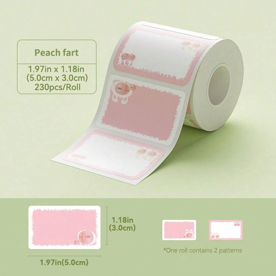 NIIMBOT B21/B1 Printer Thermal Labels, 1.97'' X 1.18'' (50x30mm) Self ...