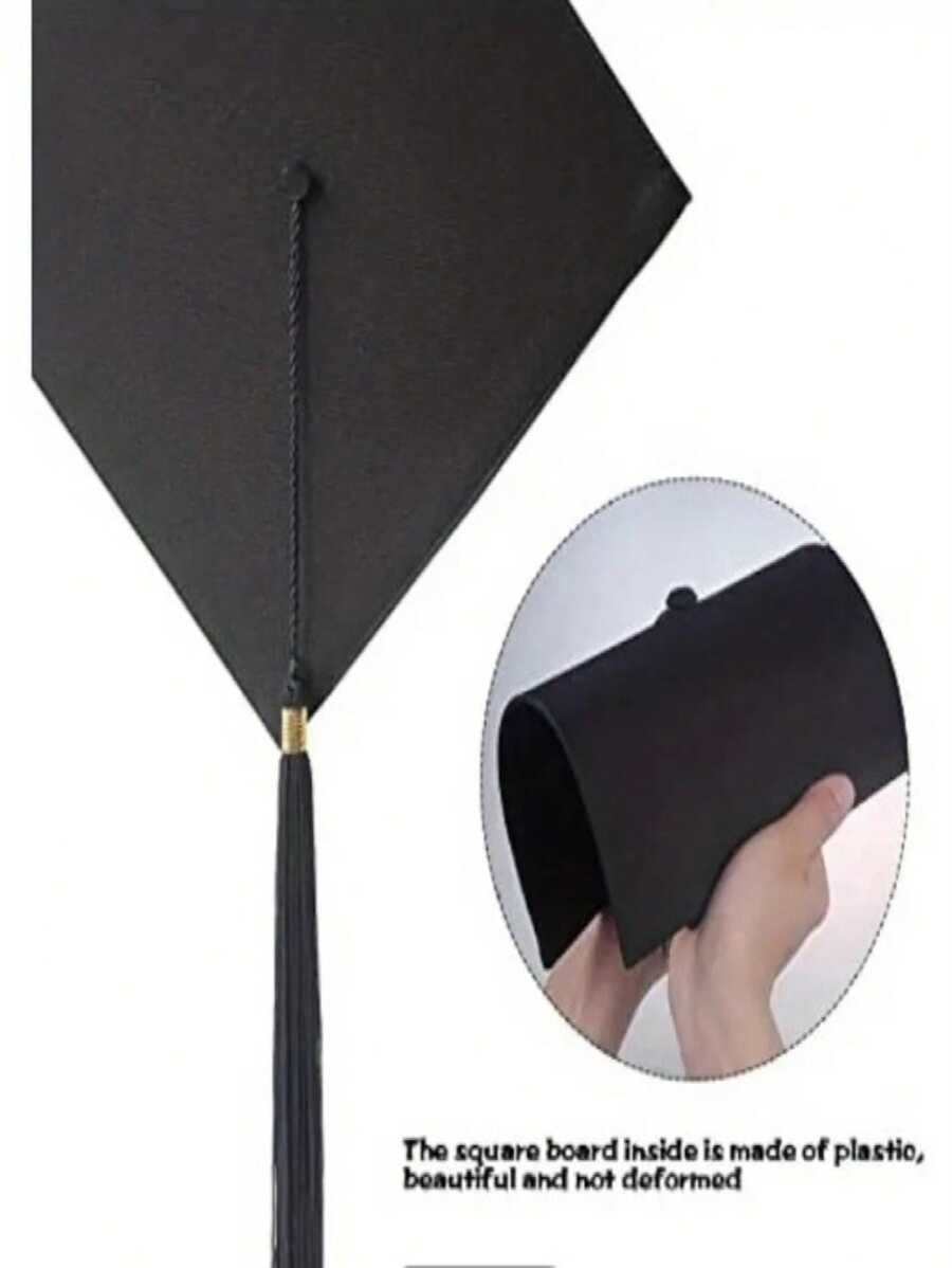 Graduation Cap, Black Graduation Caps For Graduation Parties, Doctorate ...