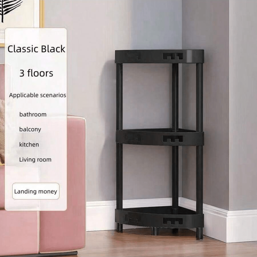 Bathroom Storage Rack For Toiletries, Free Standing Triangle-Shaped ...