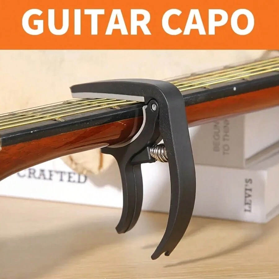 Premium Nylon Guitar Capo - Quick Change Clamp For Easy Tone Adjustment ...