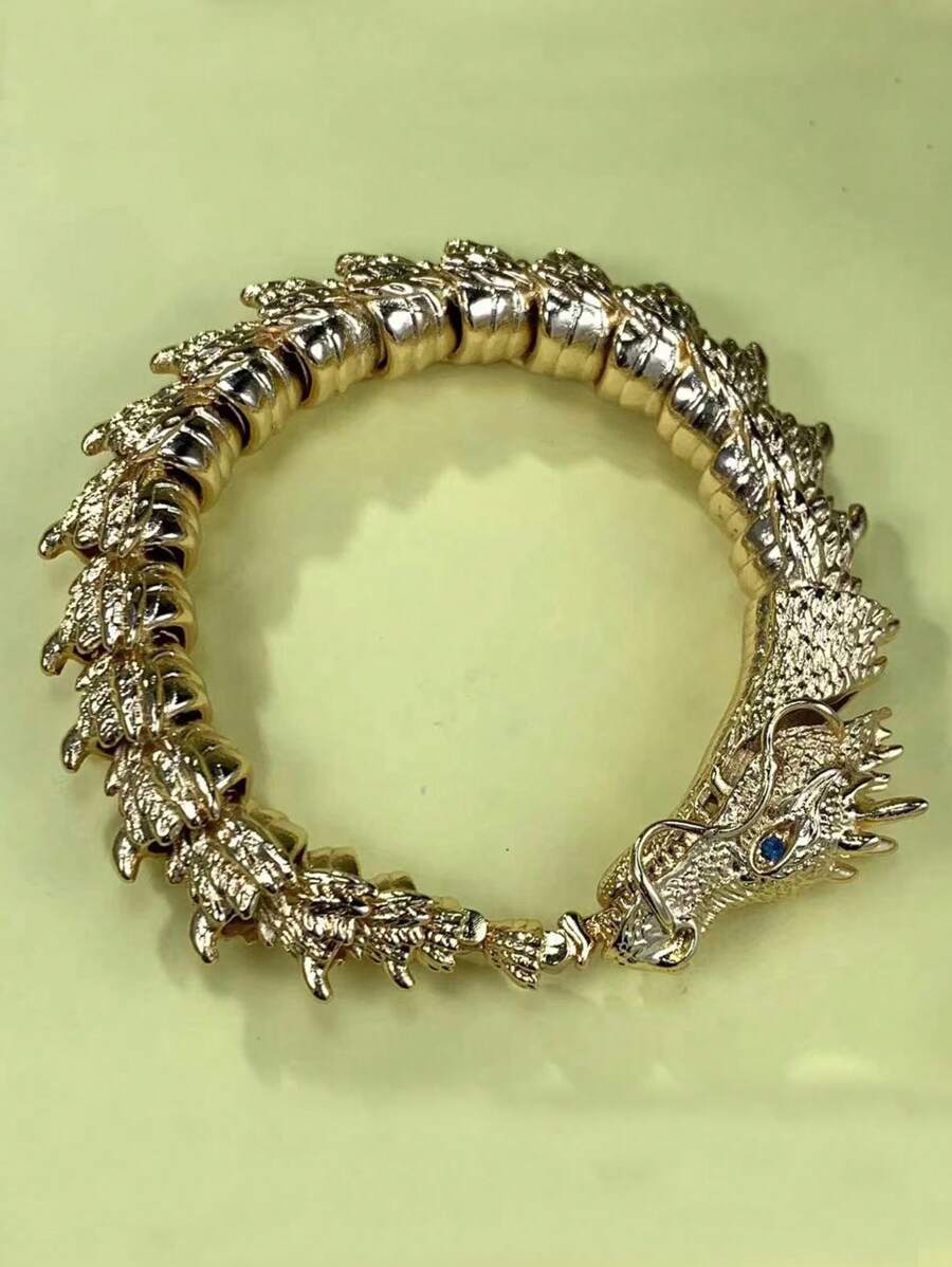 Dragon Bone Chain Cool Stereoscopic Dragon Bracelet For Men, Featuring ...