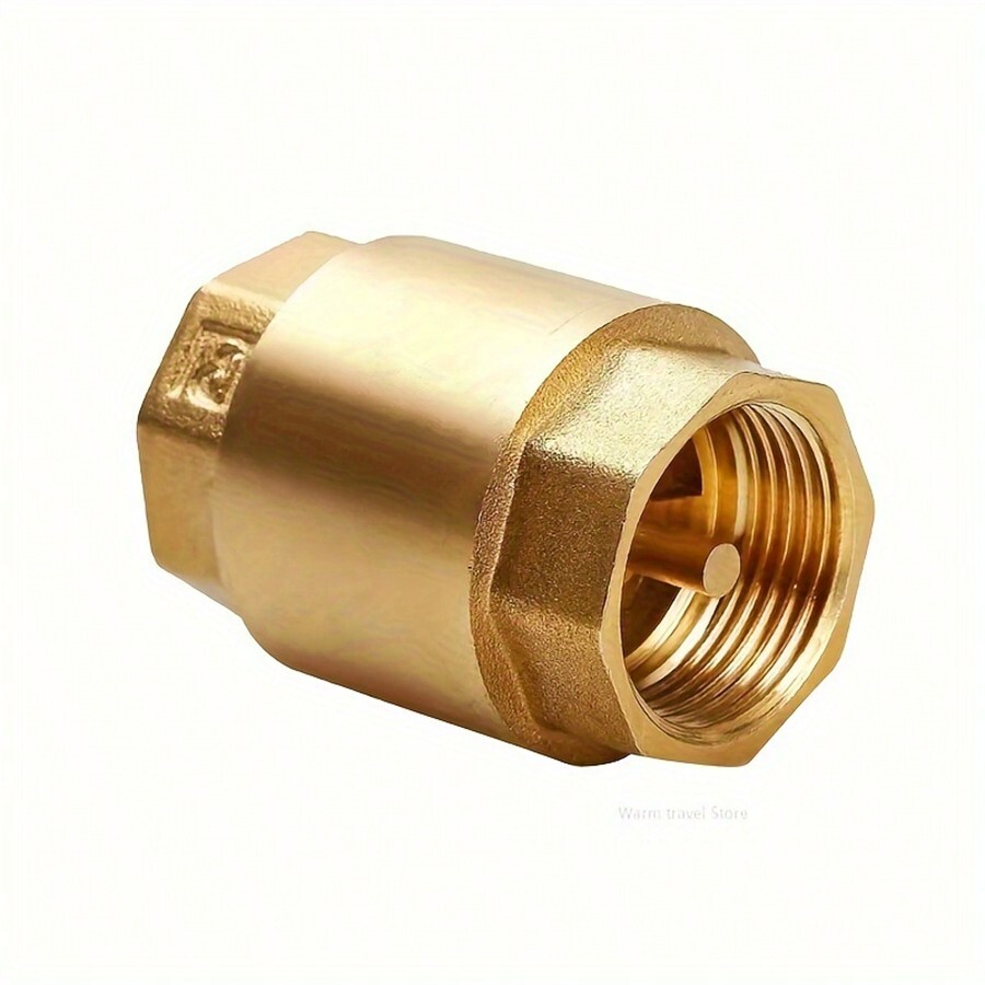 Brass Valve One-Way Check Valve Spring Vertical Check Valve Water Pipe ...