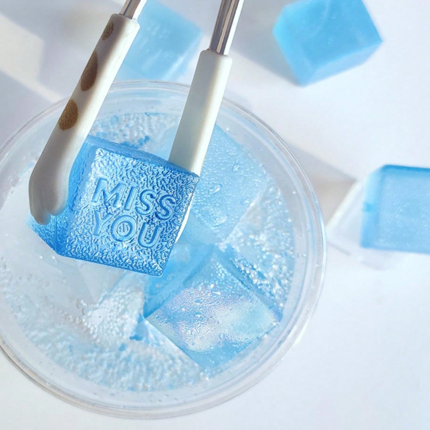 1pc Blue Summer Ice Cube Molds Can Be Summer Chilled Drinks Must Have ...