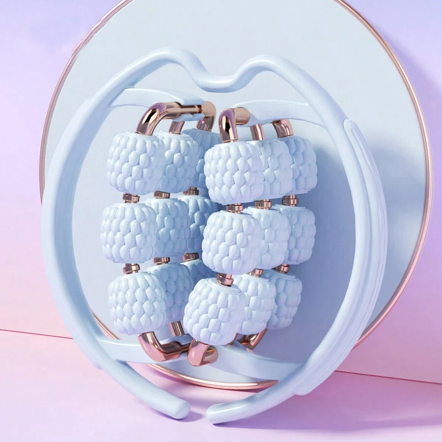 18 Wheels U-Shaped Massager With 6-Axis Rolling Wheel To Massage Legs ...