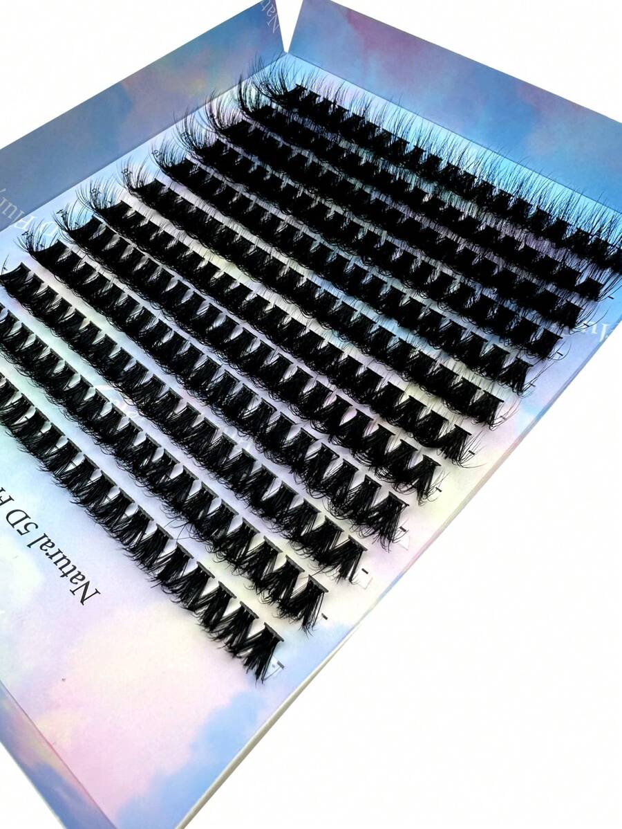 12 Rows 5D Fluffy CC Curl 80D Thick False Mink Eyelashes Mix 10-20MM ...