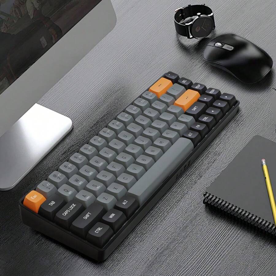 Aigo Darkflash GD68 60% Mechanical Keyboard Mouse Set 2.4G Wireless ...