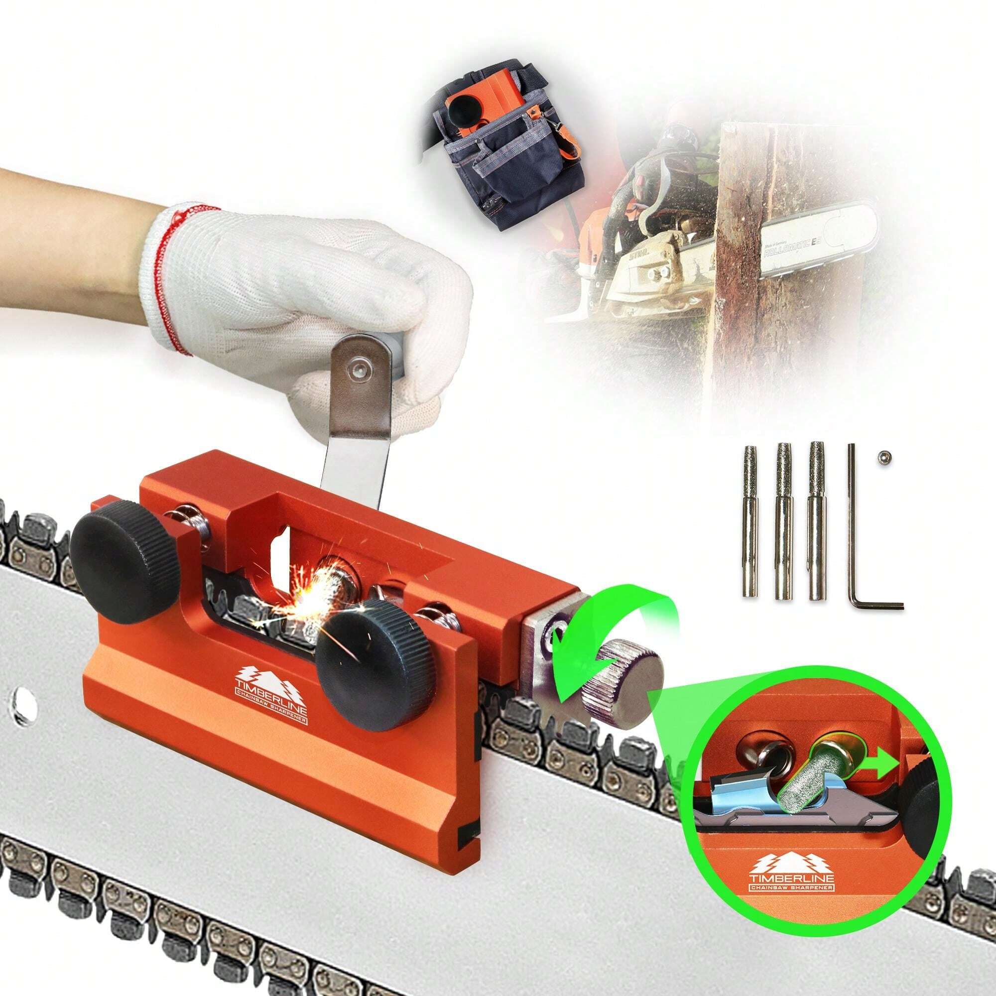Timberline Handheld Chainsaw Sharpener Tool For Chainsaw | SHEIN USA