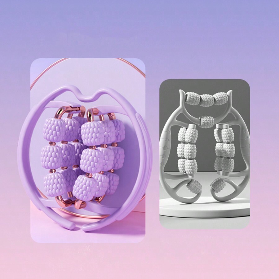 18 Wheels U-Shaped Massager With 6-Axis Rolling Wheel To Massage Legs ...