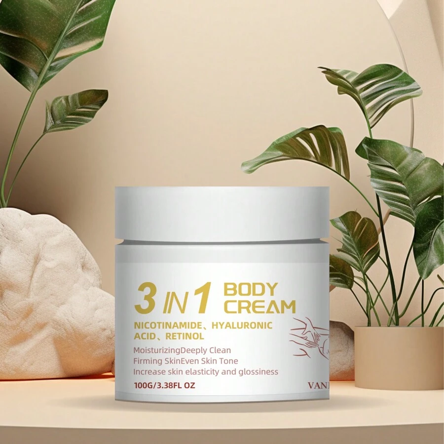 3-In-1 Body Cream 100g, Niacinamide, Hyaluronic Acid, Retinol Body ...