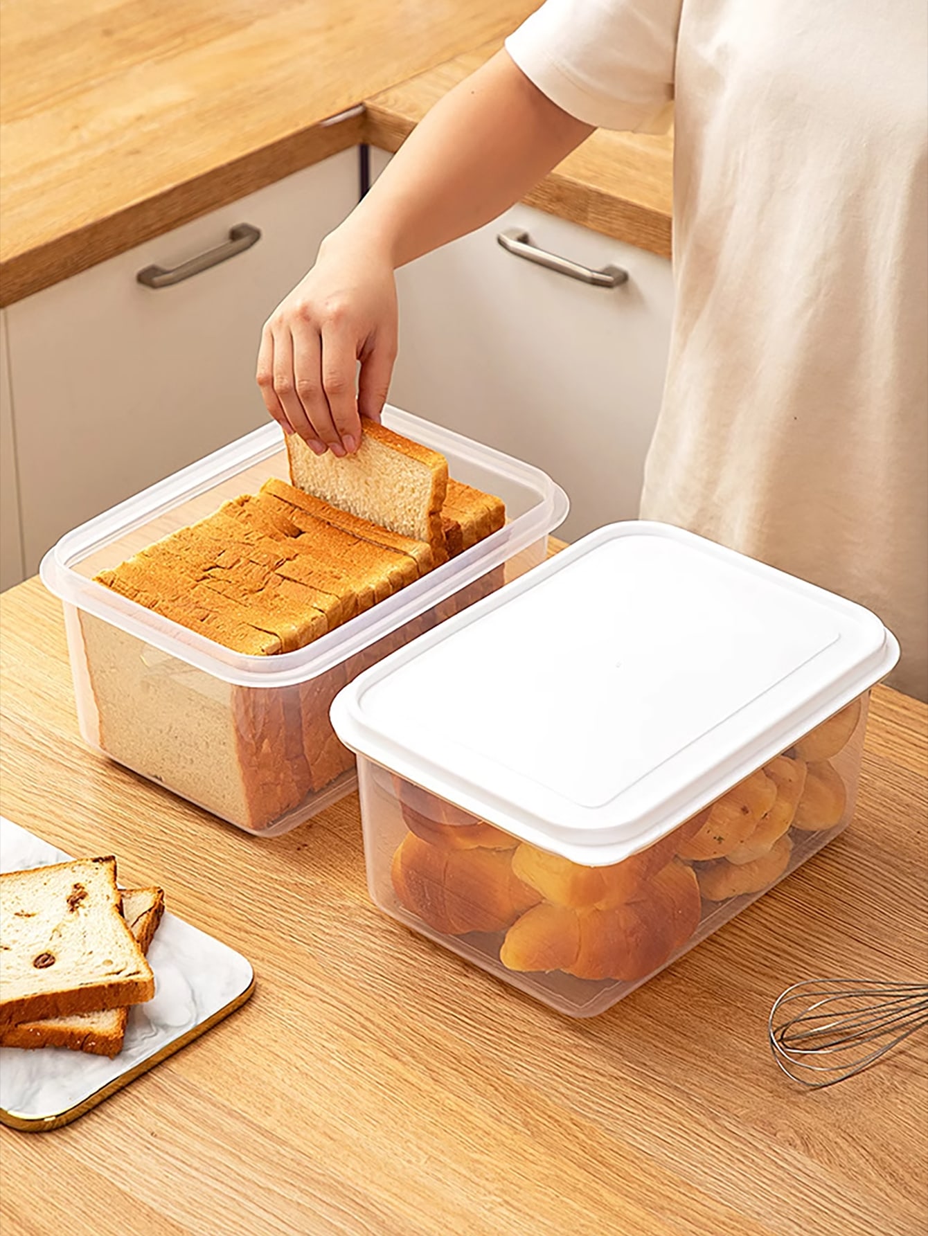 Bread Storage Box For Keeping Freshness Of Bread, Steamed Buns, Buns ...