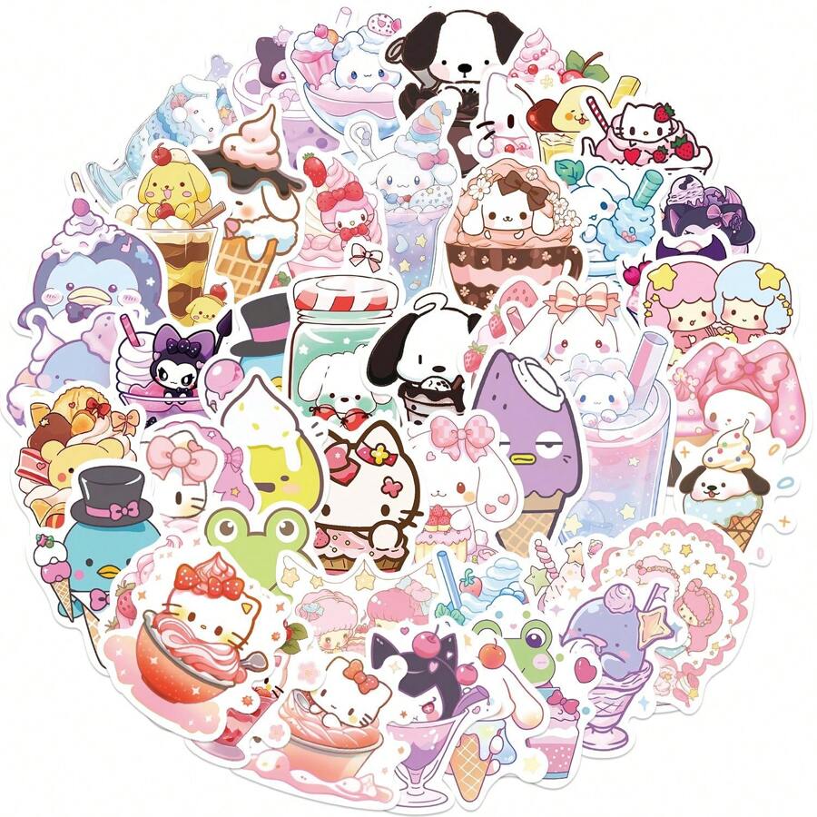 Sanrio Stickers Stickers Kawaii Mom Dad Grand Mother Father Teacher ...
