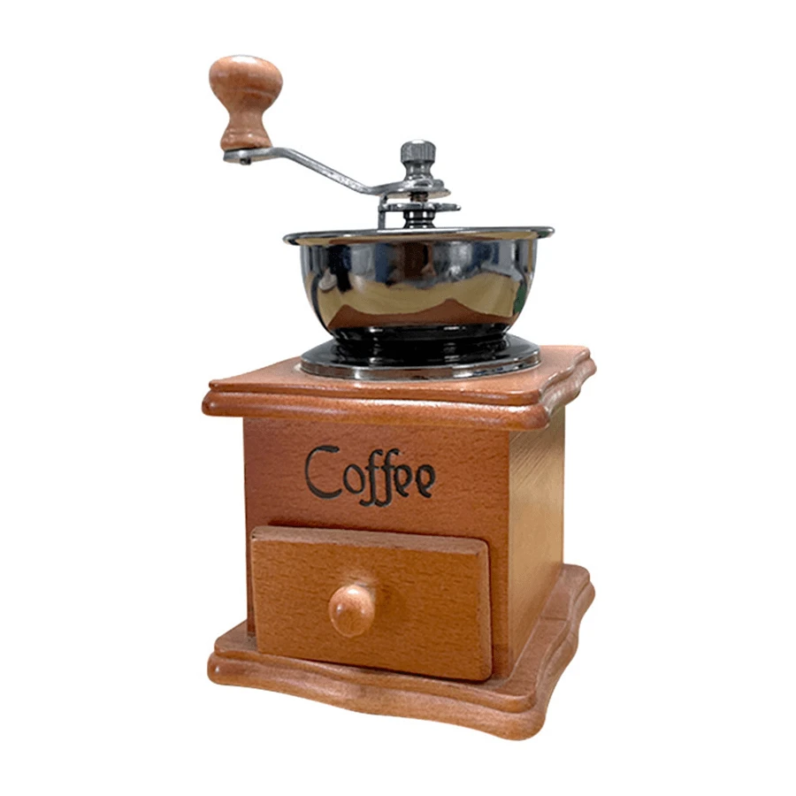 Luxury Vintage Style Hand-Cranked Coffee Grinder, Coffee Bean Grinding ...