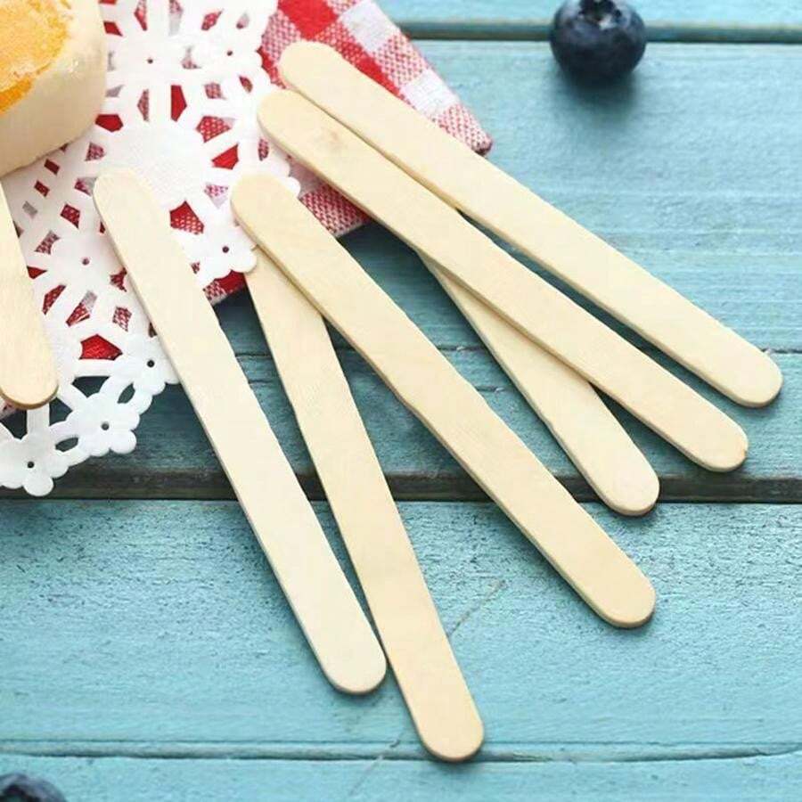 50 Wooden Crafts Lolly Sticks Lollipop Sticks Woodens Natural Wood ...