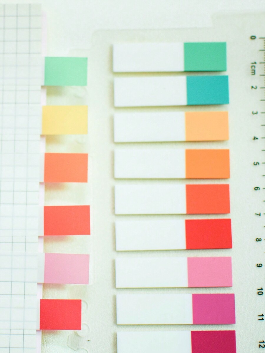 200 Sheets 1 Type Semi-Transparent European Retro Style Pet Sticky ...