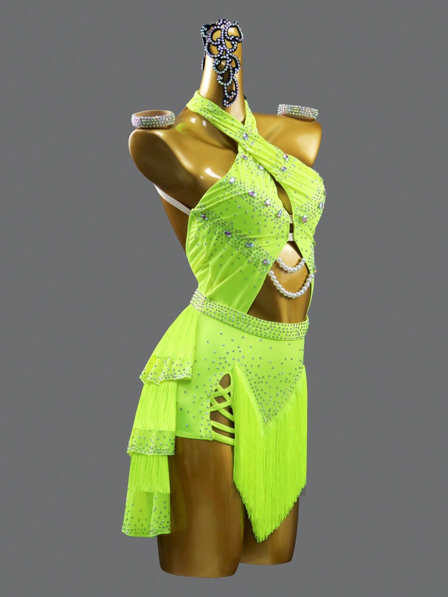 ABC Dancing New Arrival Sexy Tassel Hem Professional Latin Dance ...