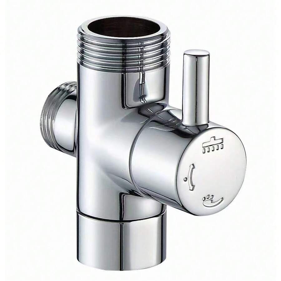 1PC Silver Quick Opening Three-Way Water Distributor 4-Point Shower 1 ...