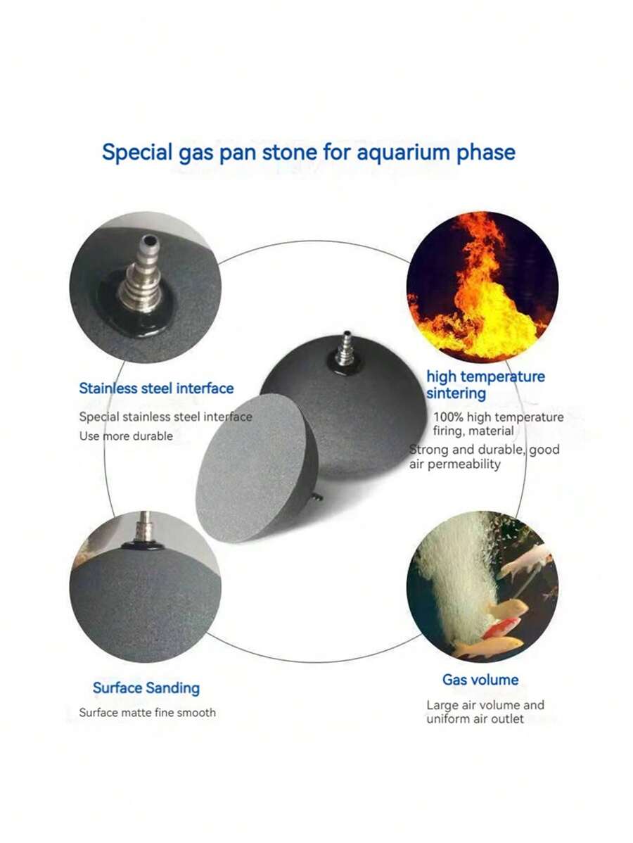 1pc Aquarium Fish Tank Air Stone,Small Air Stone,Large Air Stone, Bread ...