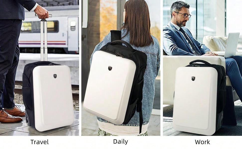 High-End Waterproof Abrasion-Resistant 19-Inch Pc Trolley Backpack With ...