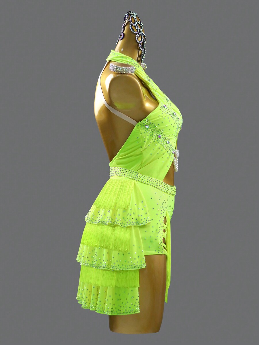 ABC Dancing New Arrival Sexy Tassel Hem Professional Latin Dance ...