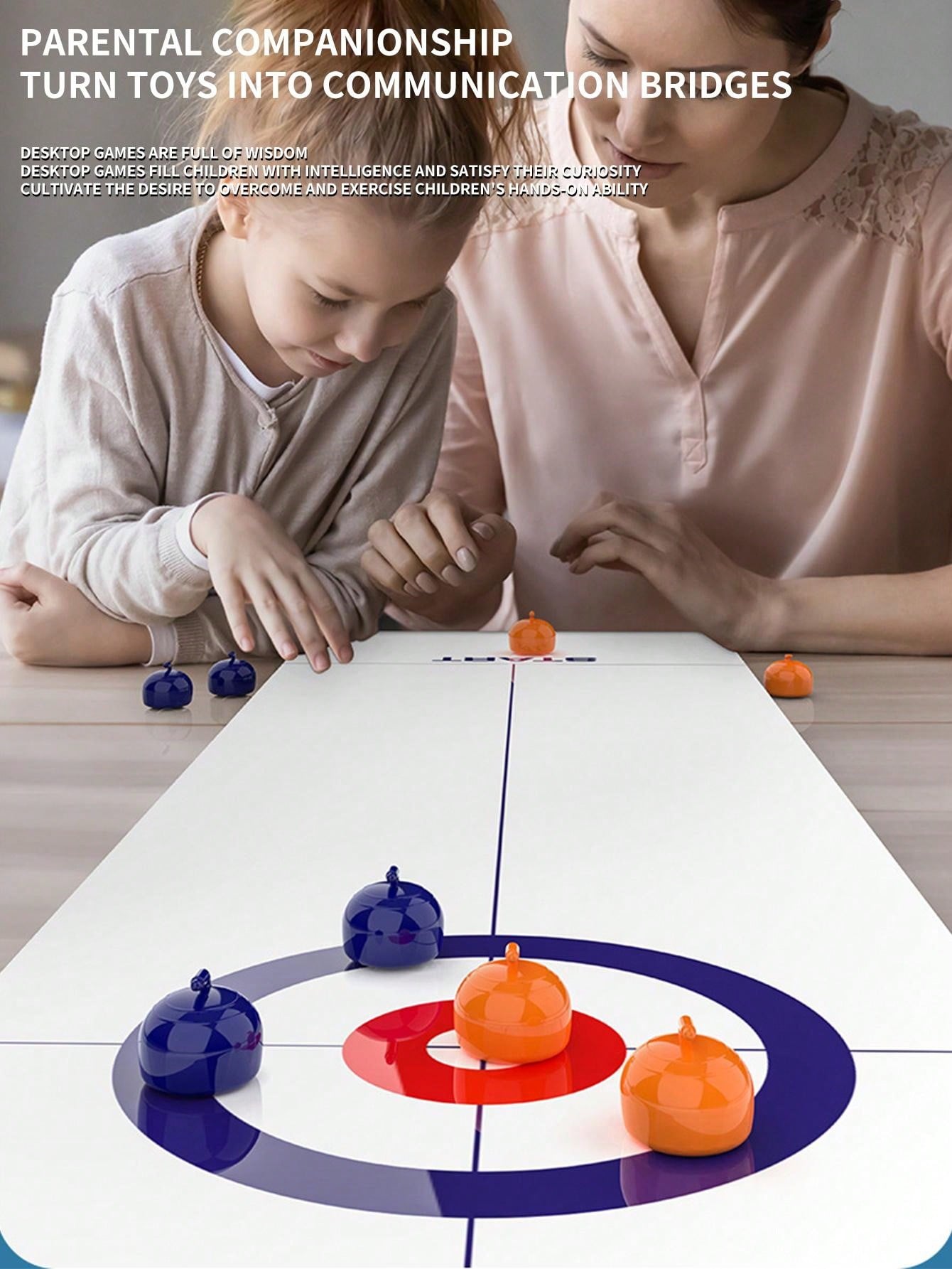 Children's Educational Leisure Games Tabletop Curling Boys And Girls ...