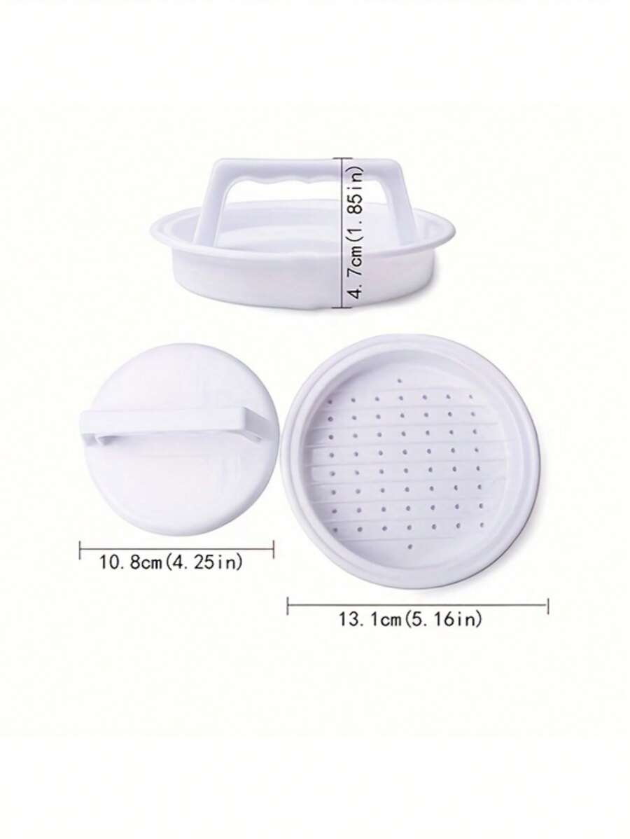 1pc Hamburger Press Patty Maker, Circular Non-Stick Stuffed Burger ...