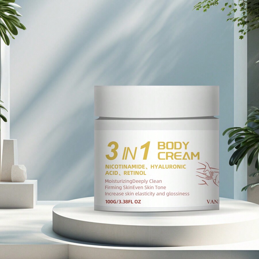 3-In-1 Body Cream 100g, Niacinamide, Hyaluronic Acid, Retinol Body ...