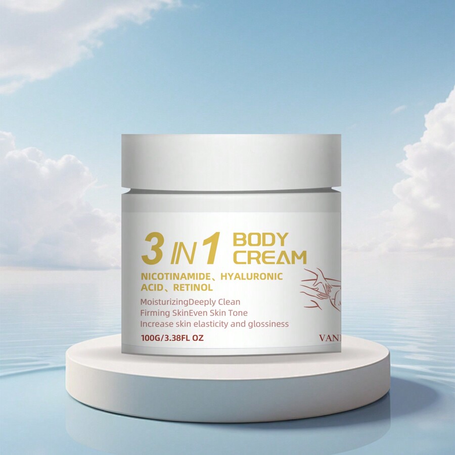 3-In-1 Body Cream 100g, Niacinamide, Hyaluronic Acid, Retinol Body ...