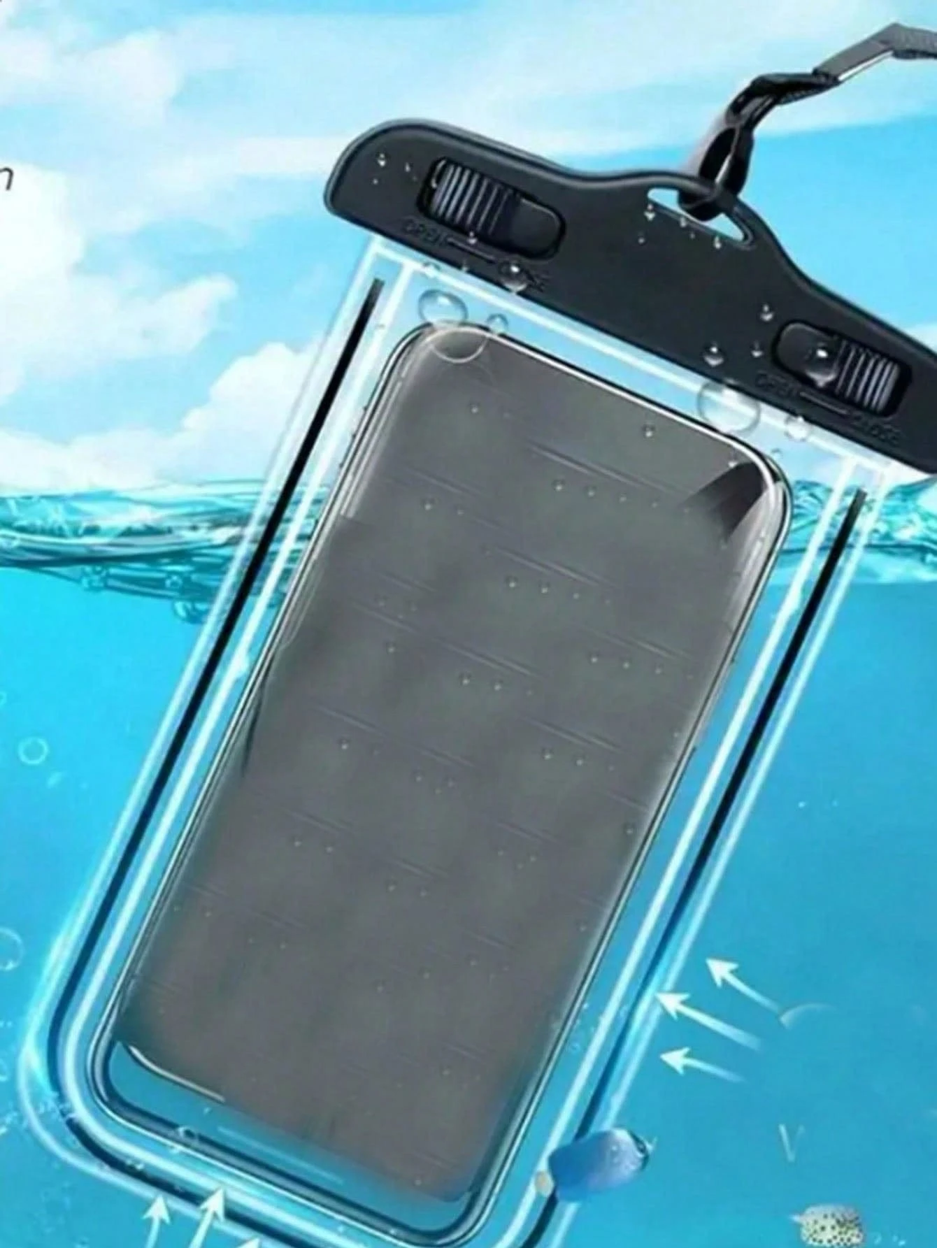 2pcs Waterproof Mobile Phone Bag For Outdoors Swimming Water Park Water ...