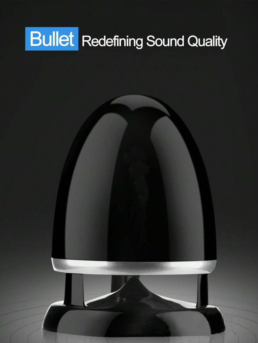 Mini Speakers With Usb & 3.5mm Audio Plug, Desktop Bullet Head ...