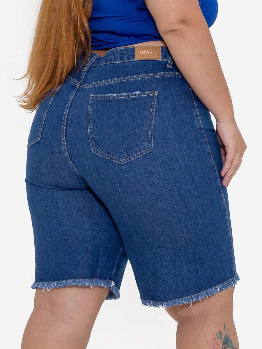 Shorts Bermuda Jeans Mais Sxy Feminina Plus Size Jorts Jorks Grande ...