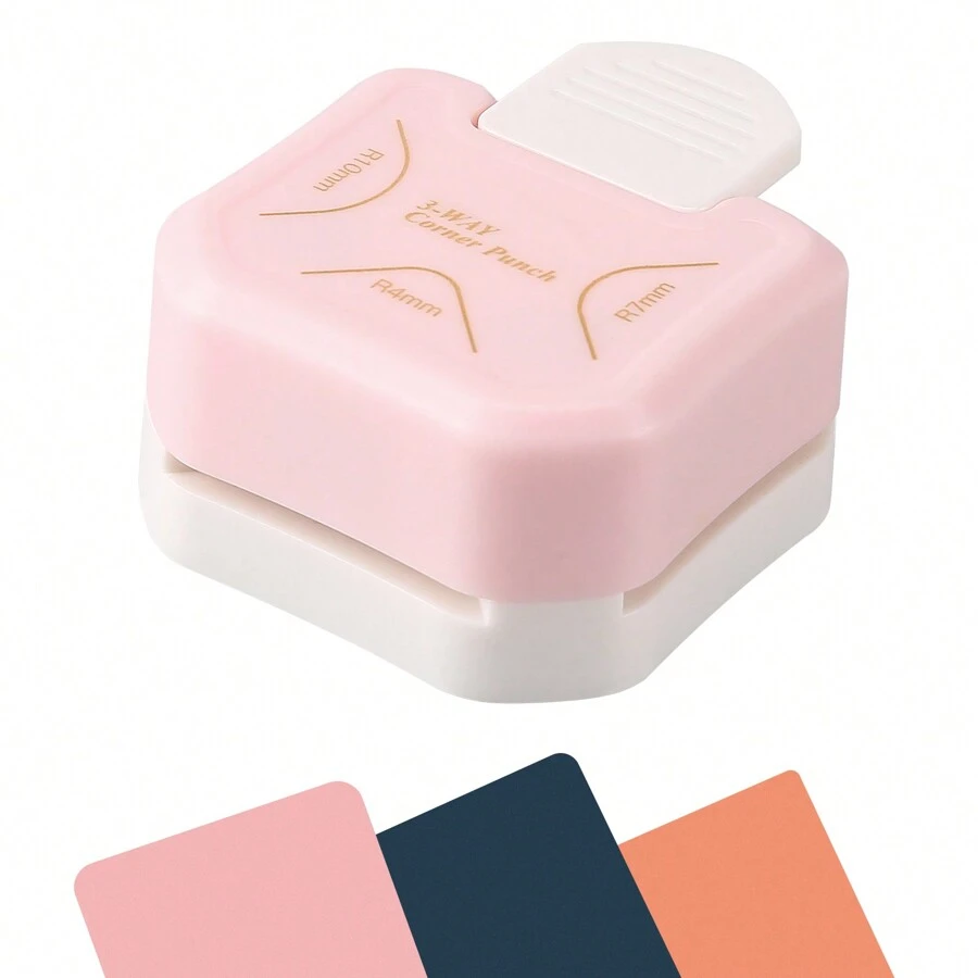3 Way Corner Punch, 4mm, 7mm, 10mm 3 In 1 Corner Rounder For Paper ...