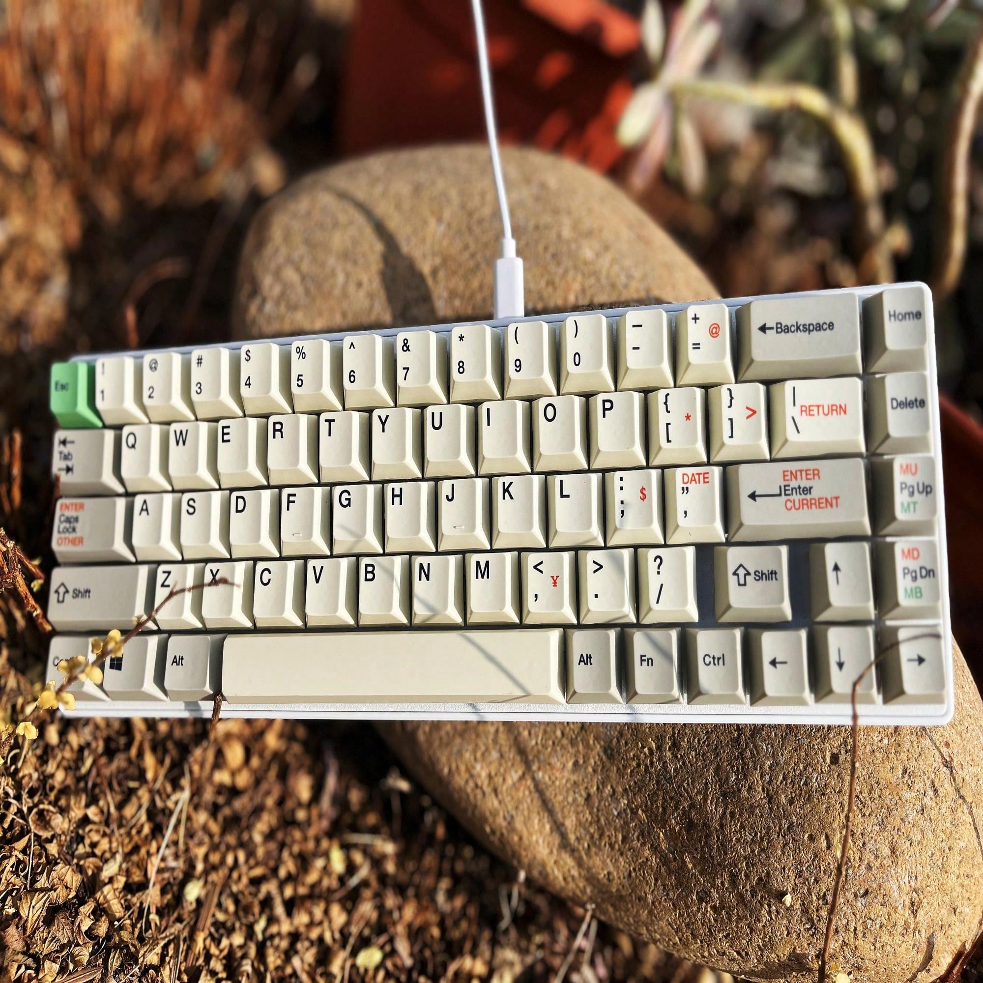 Retro Pbt Dye-sub Oem Teclas De Perfil Alto 144 Keycaps | Moda de Mujer ...