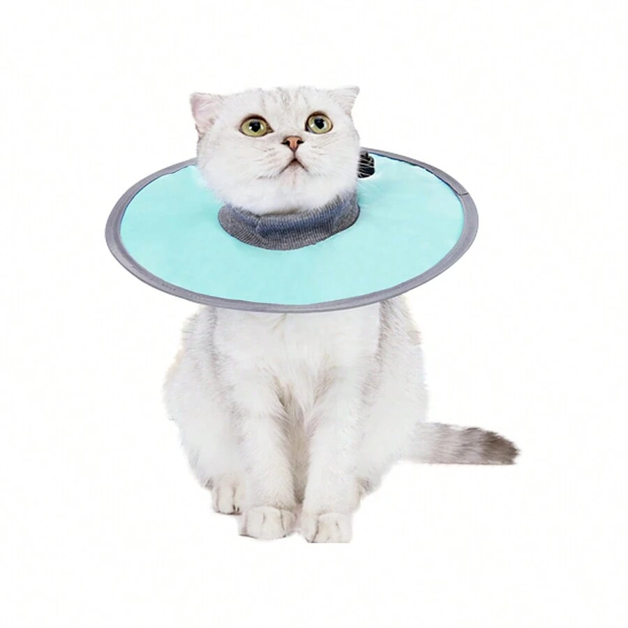 1pc Pet Elizabethan Collar Fabric Cone Elizabeth Collar For Cats And ...
