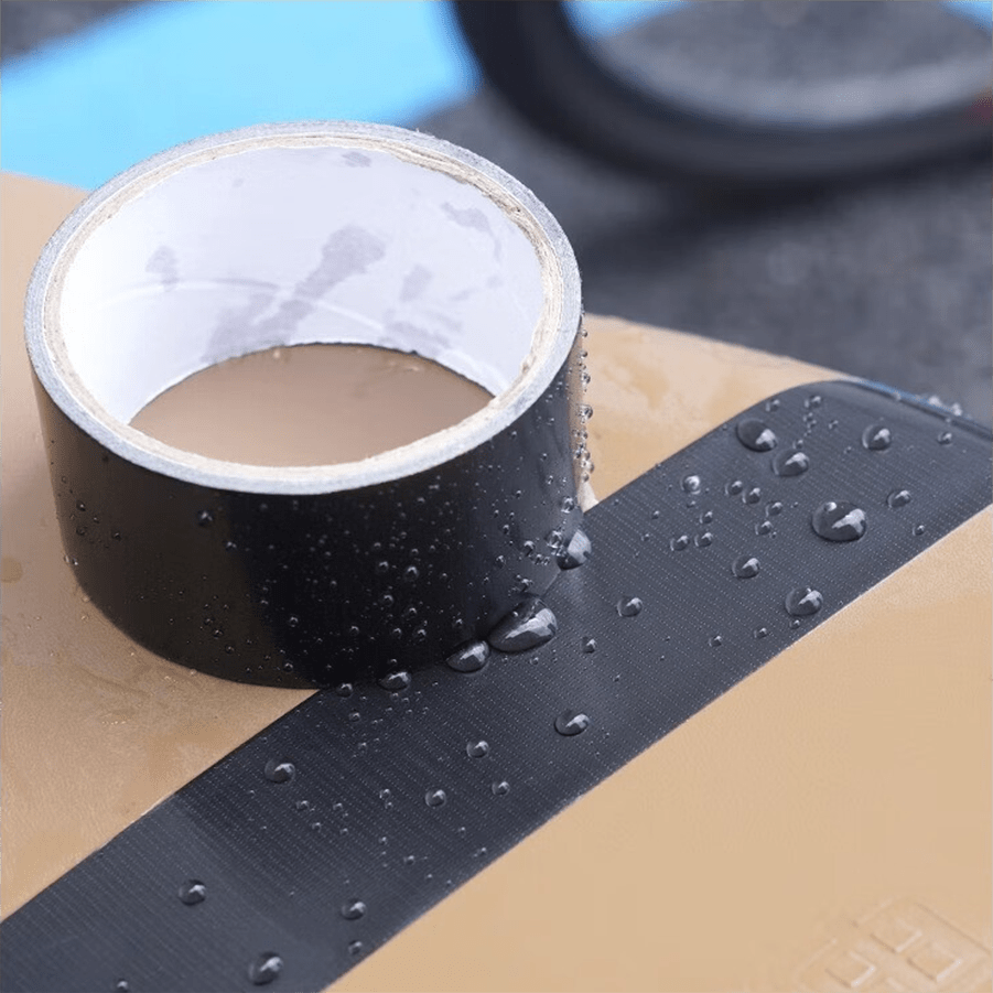 1pc Black High Viscosity Waterproof Fabric Based Patching Tape For Diy ...
