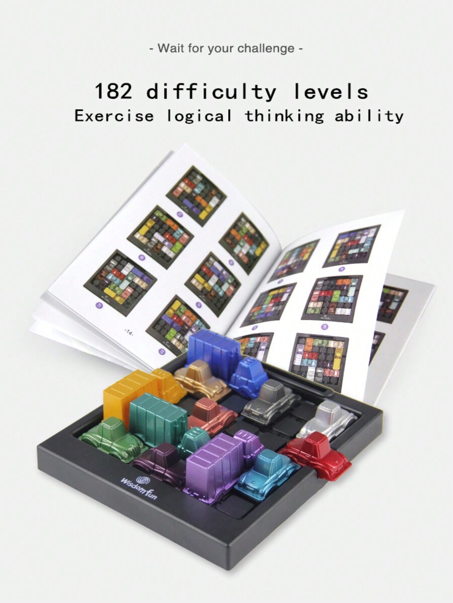 Kids' Intellectual Traffic Jam Puzzle Board Game, Developing ...