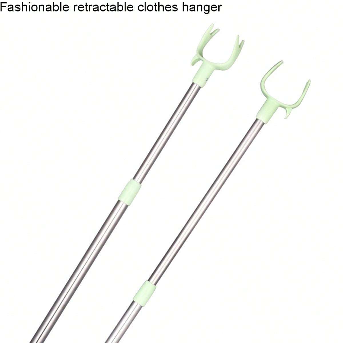 1pc New Multi-Functional Extendable Clothes Drying Pole With Green ...