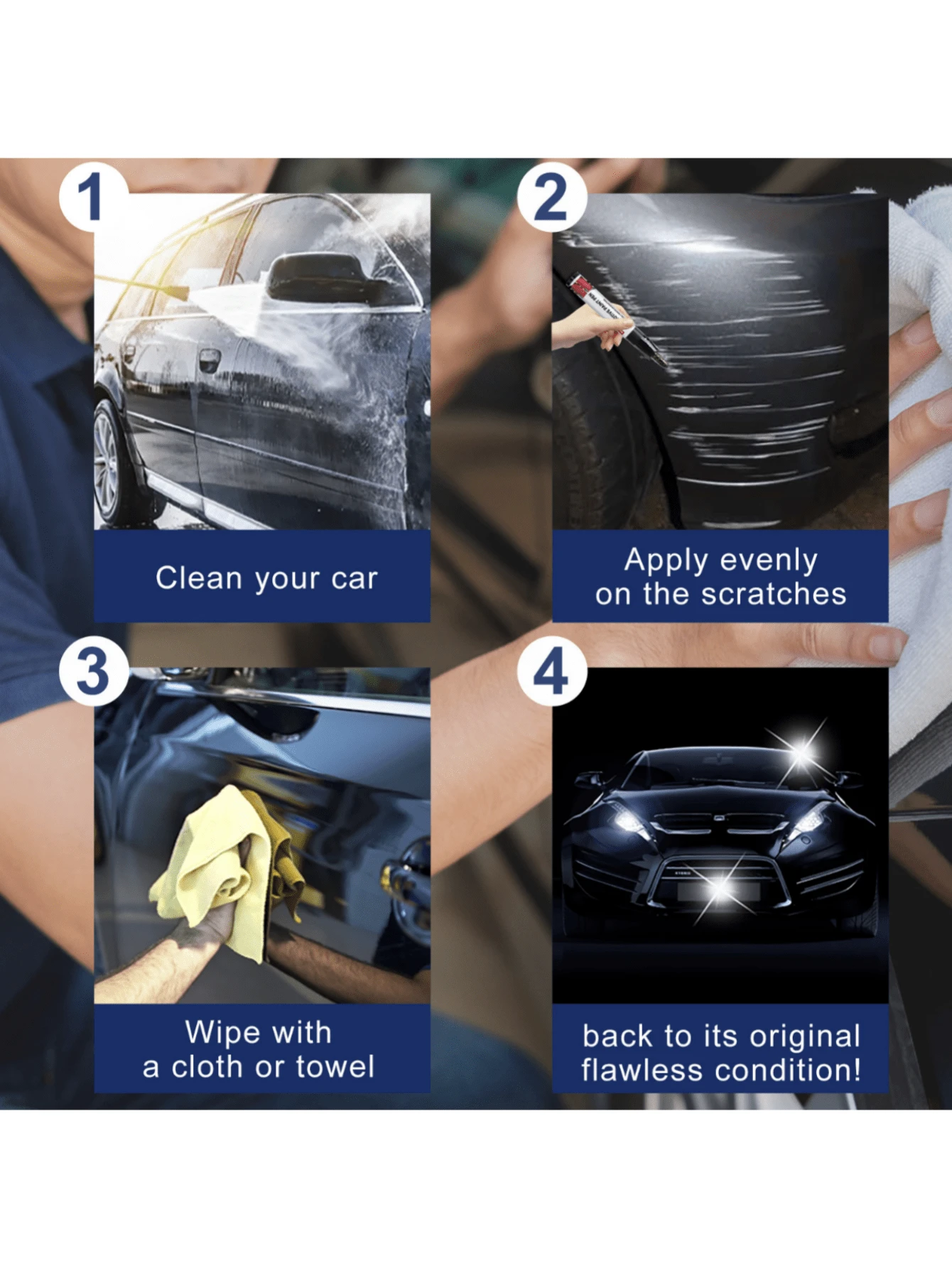 Rayhong Car Paint Touch Up Pen, Scratch Repair Penna för att fixa lack ...