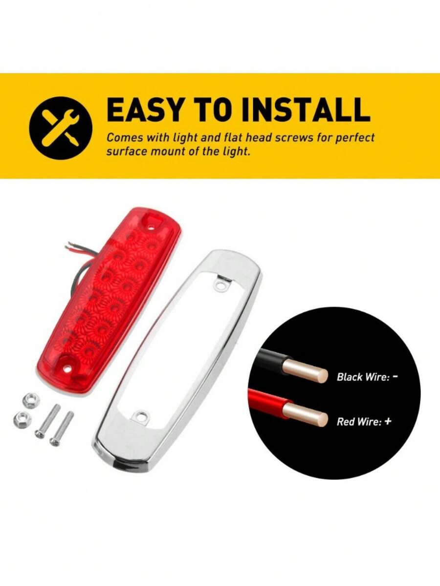 New Universal Truck Side Marker Light Turn Signal Lamp Pickup Indicator ...