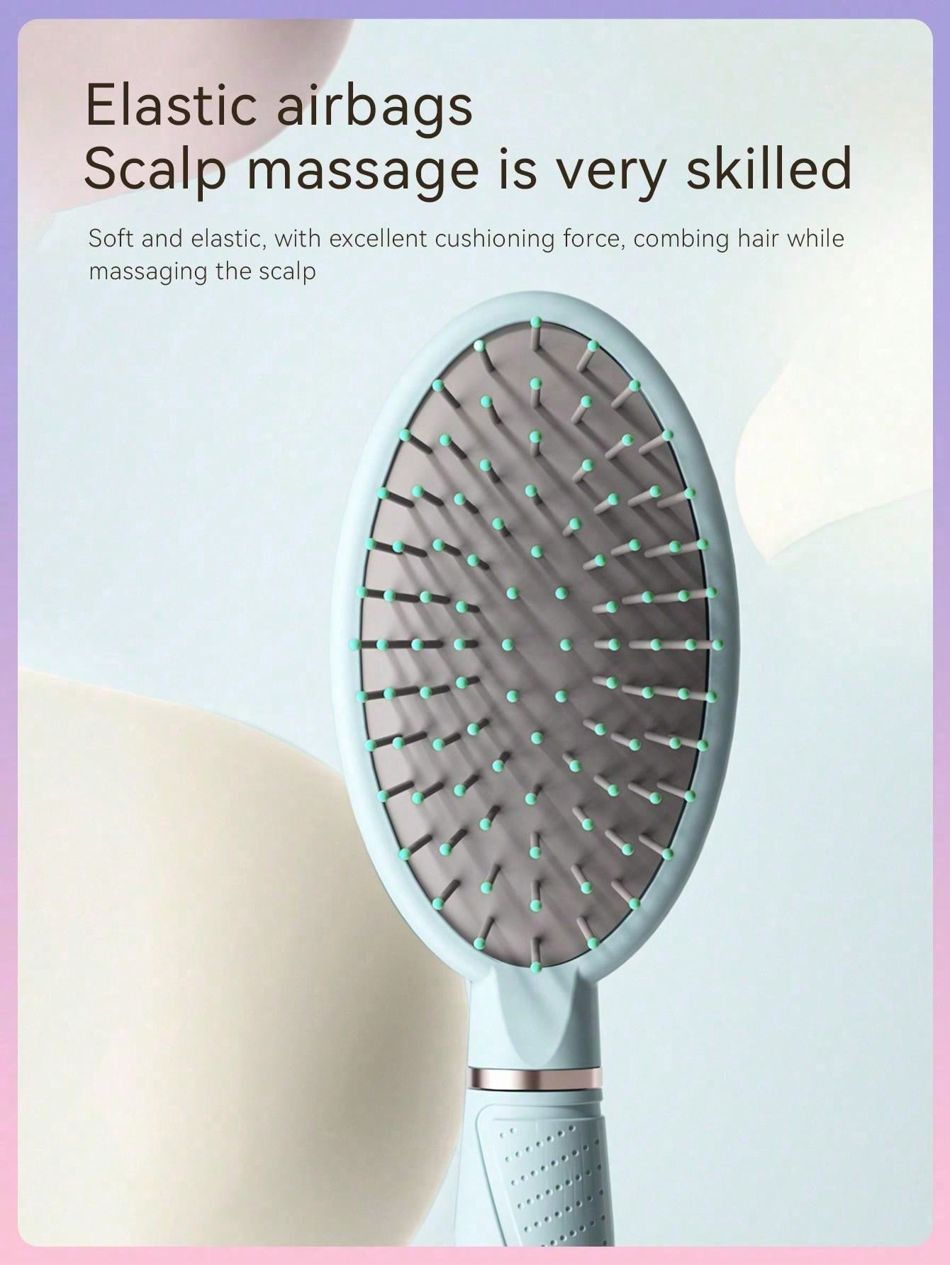 1pc Women's And Men's Anti-Static Comb, Curling Comb, Air Cushion Comb ...