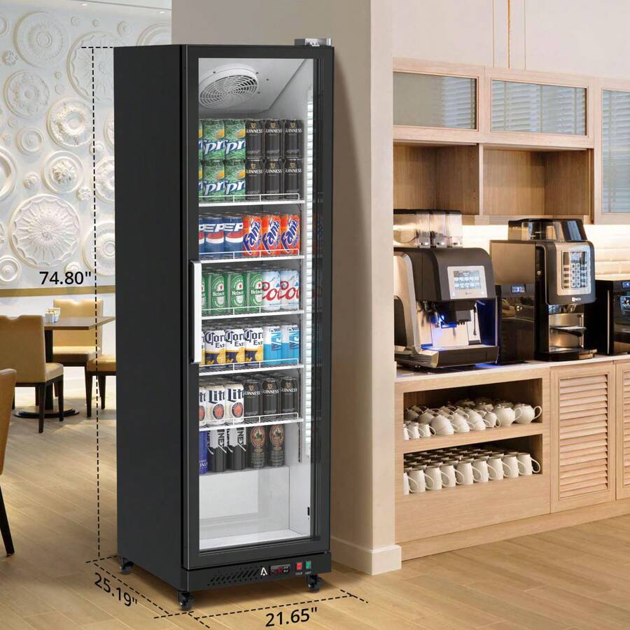 Commercial Refrigerator Display Cabinet Glass Door Display Refrigerator ...
