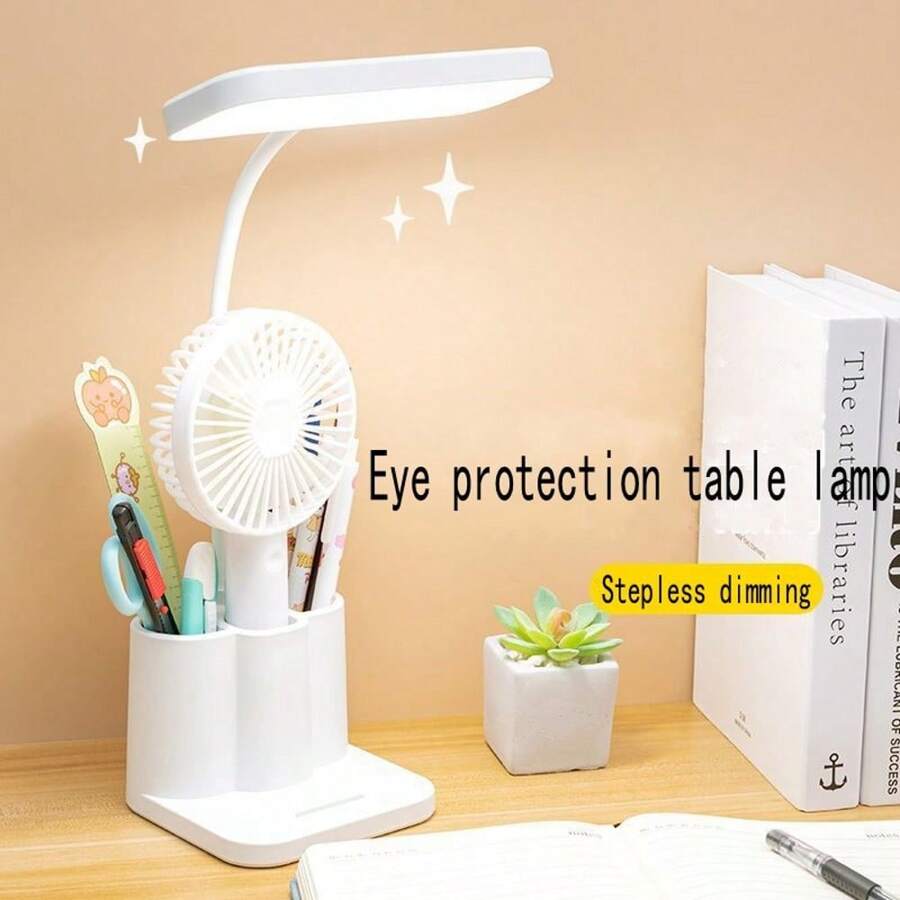 USB Powered LED Desk Lamp With Touch Adjustable 360 ° Flexible Eye ...