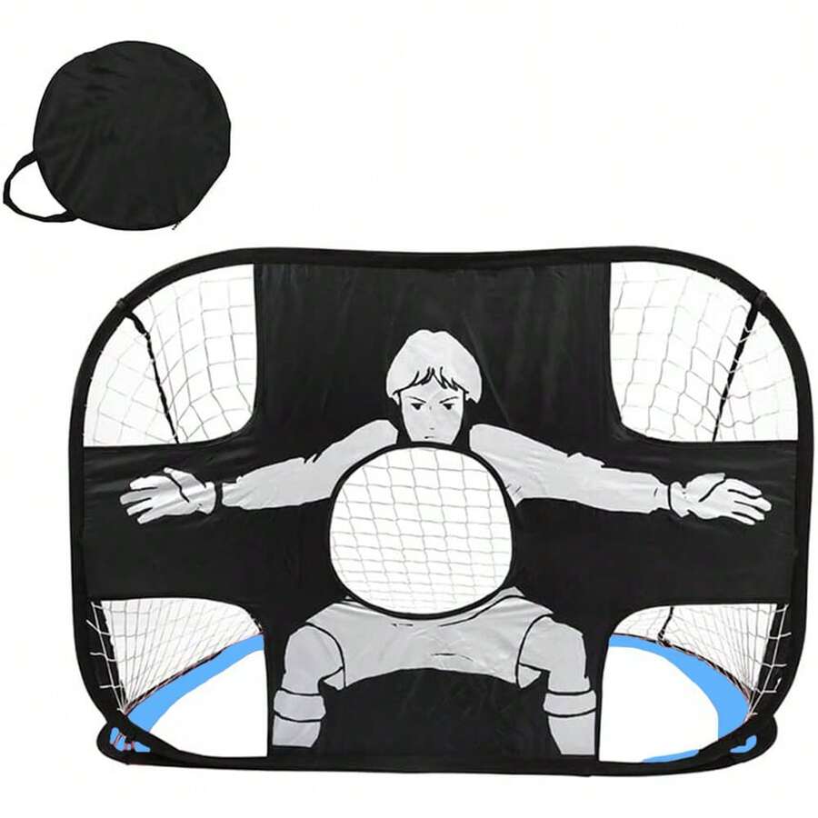 Nylon Football Goal Net Foldable Soccer Goal Adults Football Target Net ...