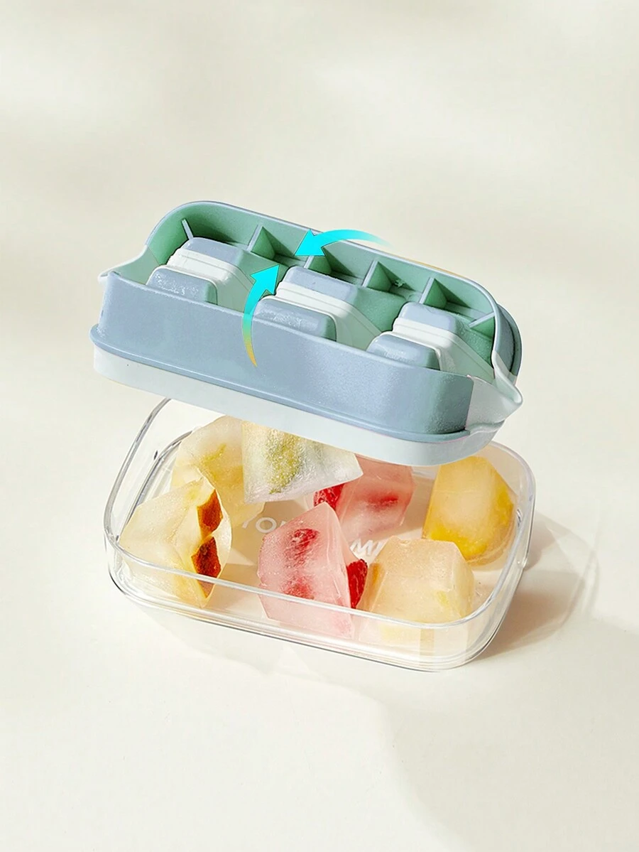 Summer Ice Cube Tray With And Silicone Material For Freezing And ...
