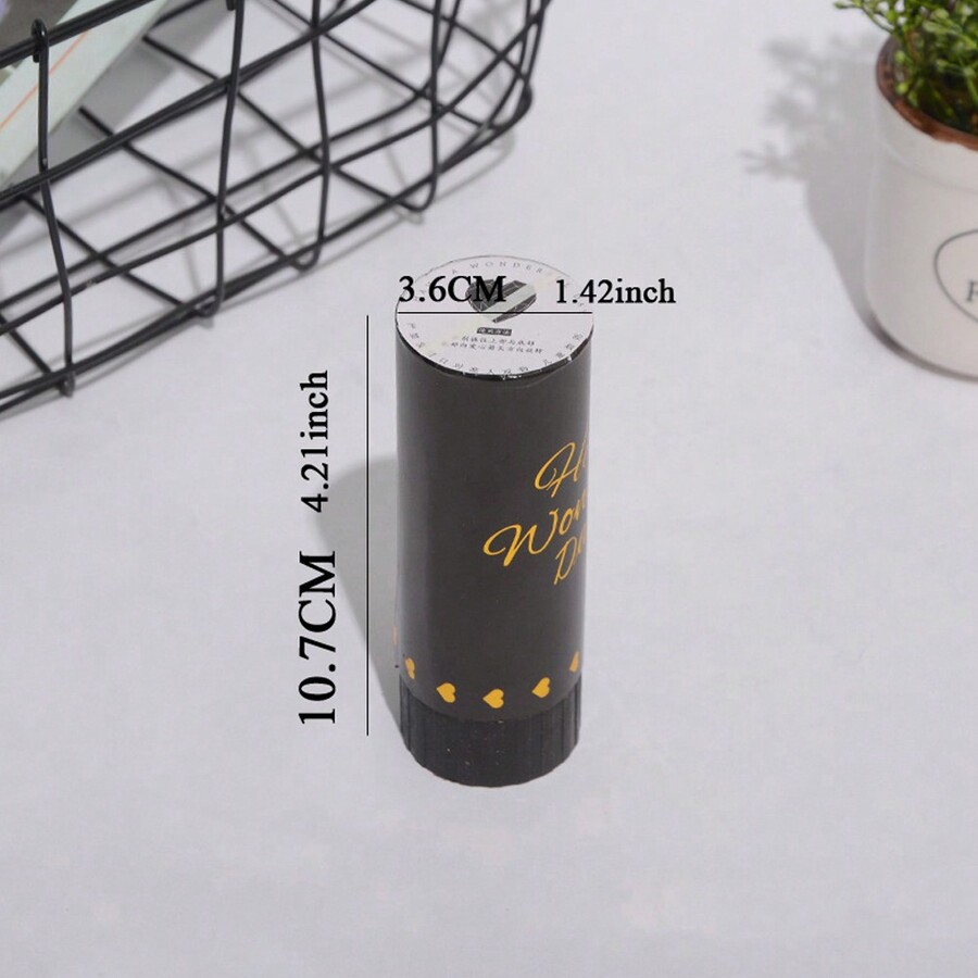 Spring Confetti Hand-Held Twister Spray Black & Gold Small Confetti ...