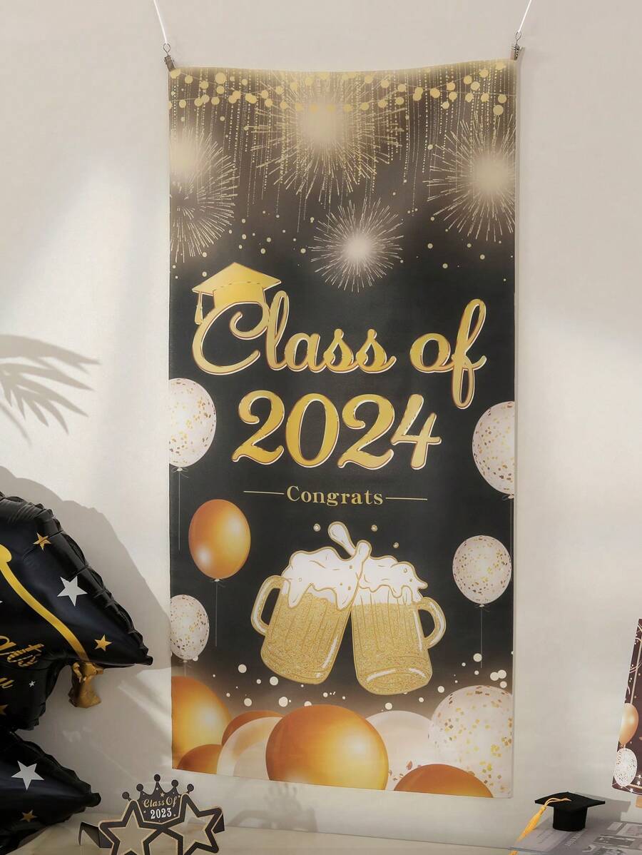 2024 Graduation Season School Classroom Party Background Decoration ...