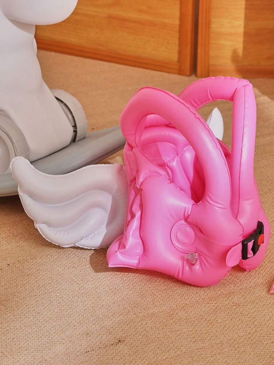 Inflatable Swimmable Back Float Top With Wing Design, Swim Ring Float ...